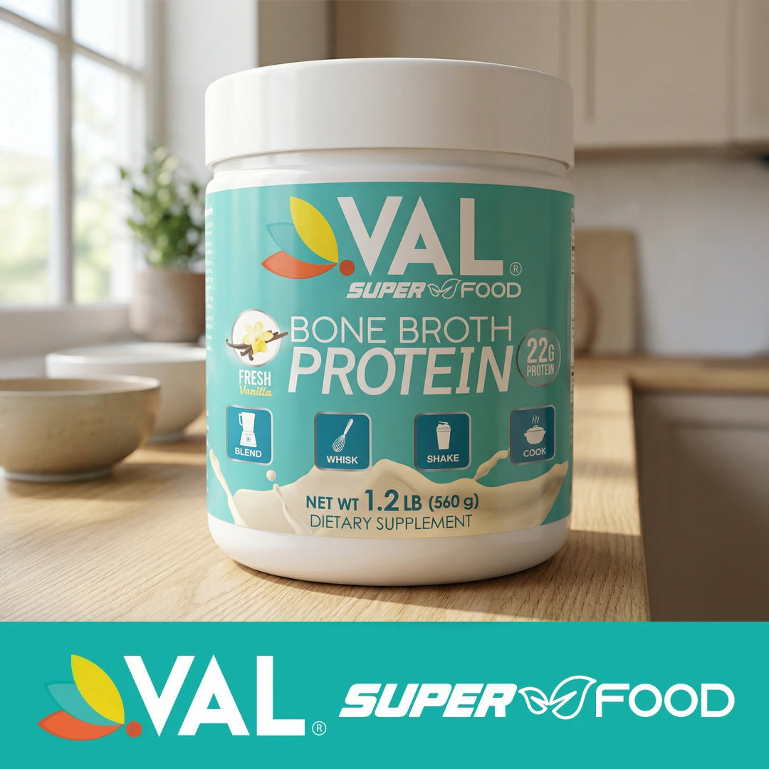Superfood Supplements | Bone Broth Protein & Inulin for Health -Vals ...